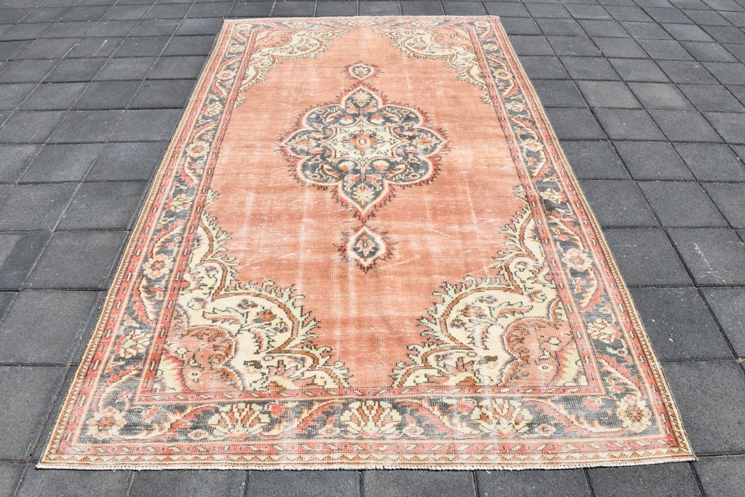6x10 TURKISH VINTAGE RUG 6x10 Vintage Rug 6x8 Rug Handmade - Etsy