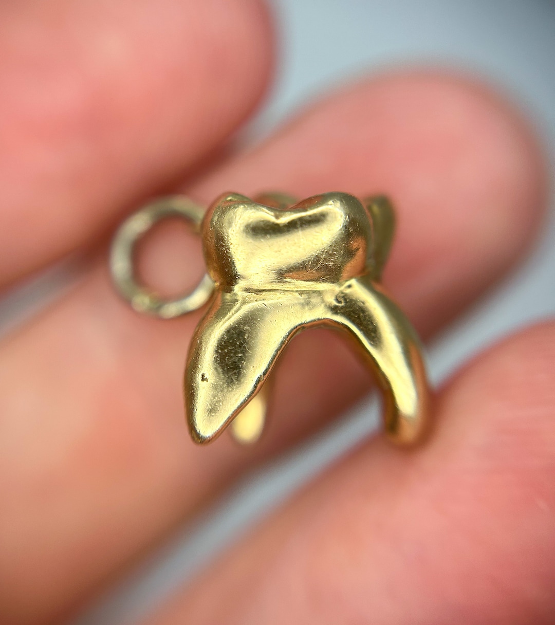 Unique 16k Dental Gold Tooth Pendant - Etsy