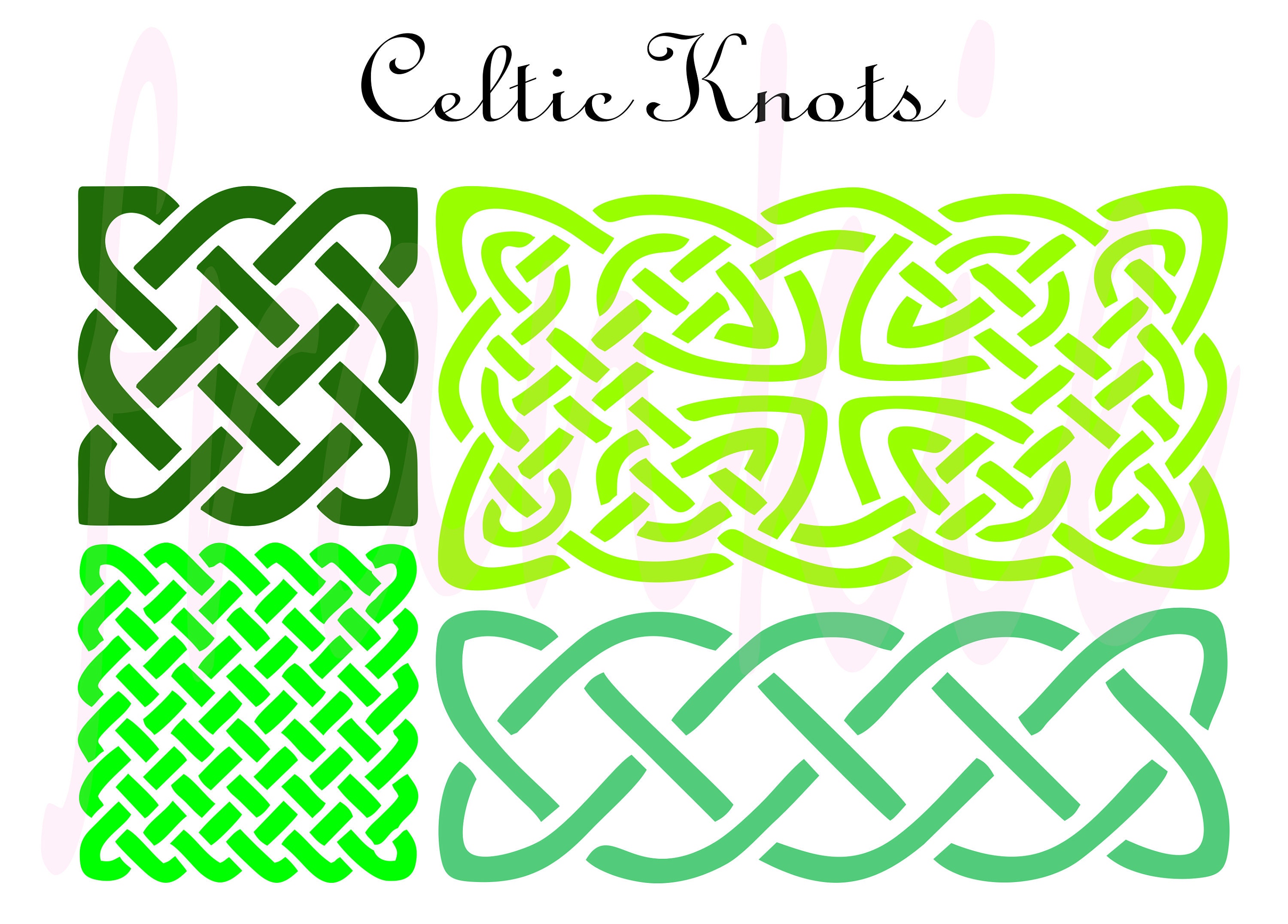 Celtic Knots cutter files SVG Vector Stencil Instant download 6 file ...