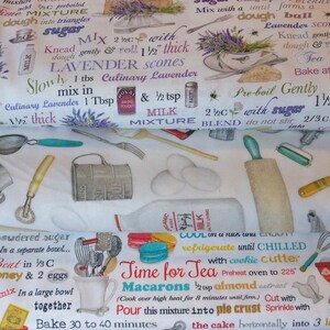 Baking Cotton Patchwork Fabric Robert Kaufman Lavender Scone Fabric ...