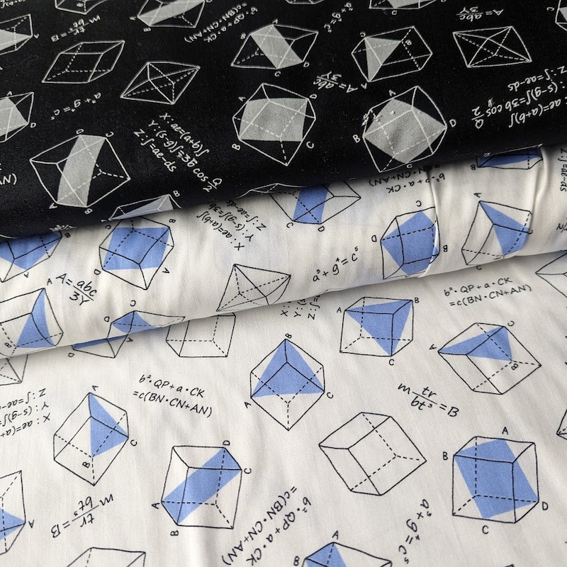 Math Fabric - Etsy