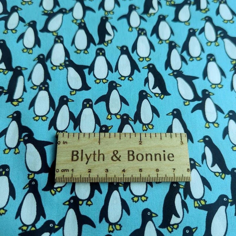 Penguin Themed Fabric - Etsy UK