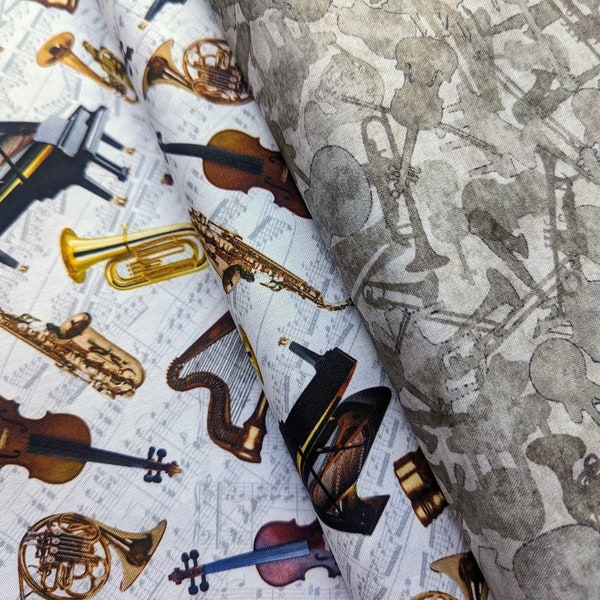 Music Fabric - Etsy