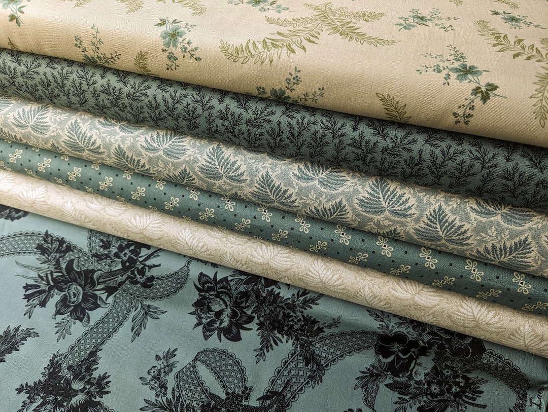 Marcus Fabrics Midnight Lace Reproduction Style Fabrics by Paula Barnes ...