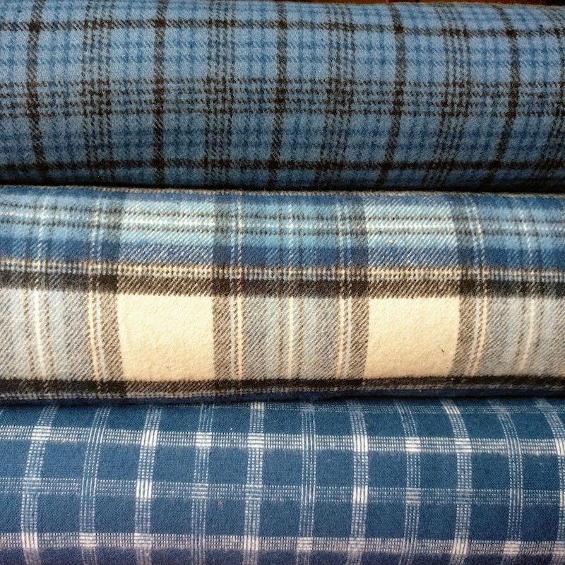 Plaid Flannel Fabric - Etsy