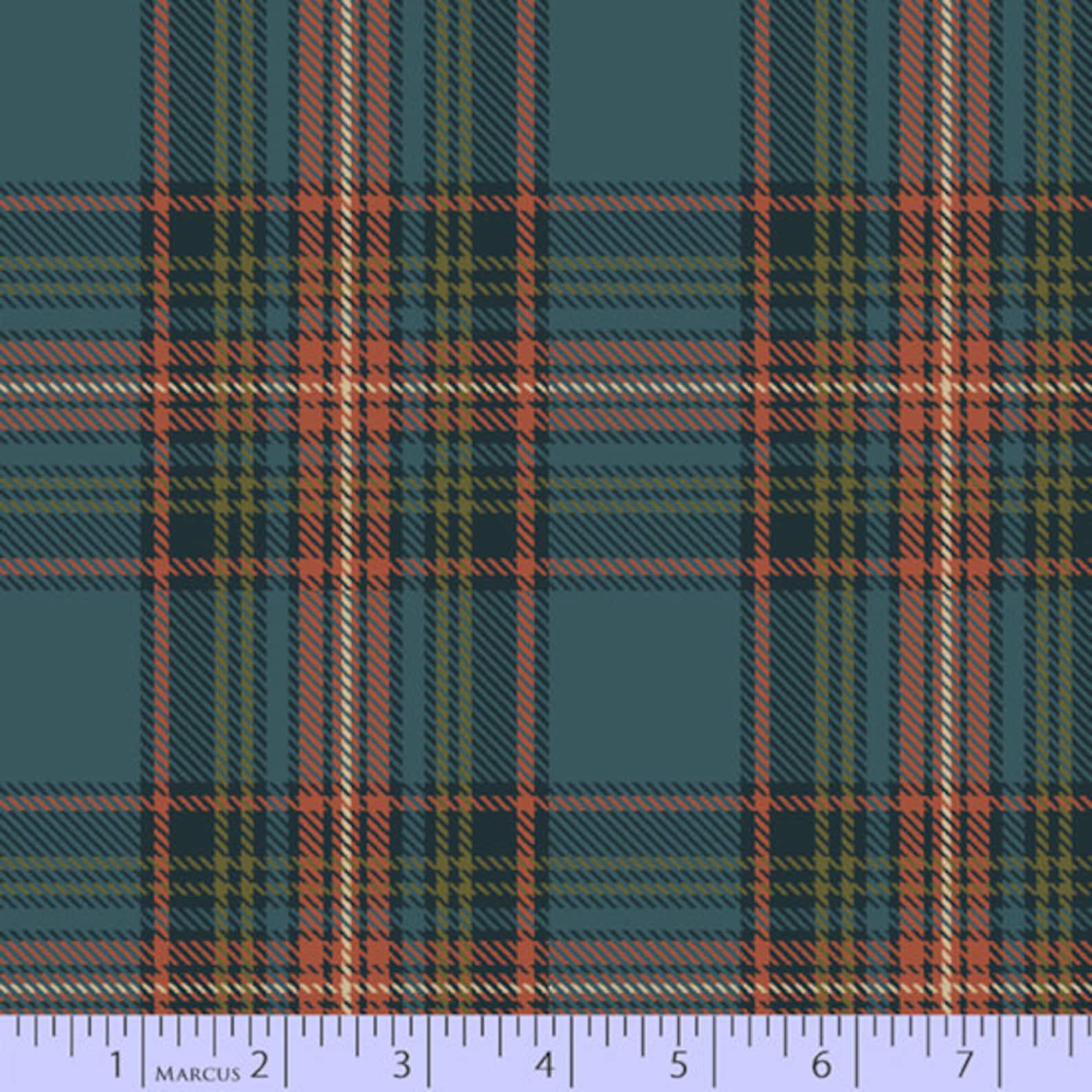 Highland Flannel Primo Plaid Marcus Fabrics Outlander | Etsy
