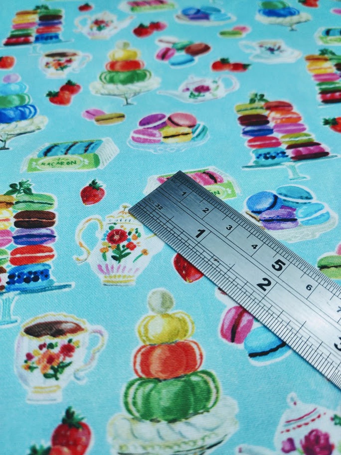 Baking Cotton Patchwork Fabric Cake Fabric Donut Fabric | Etsy