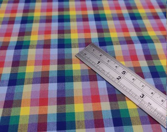 Check Fabric - Etsy UK