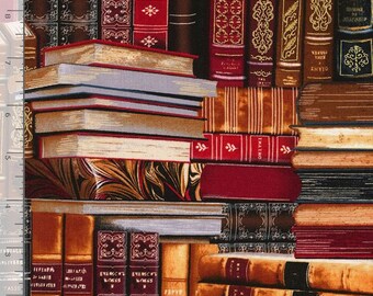 Library Book Fabric - Etsy