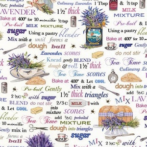 Baking Cotton Patchwork Fabric Robert Kaufman Lavender Scone Fabric ...