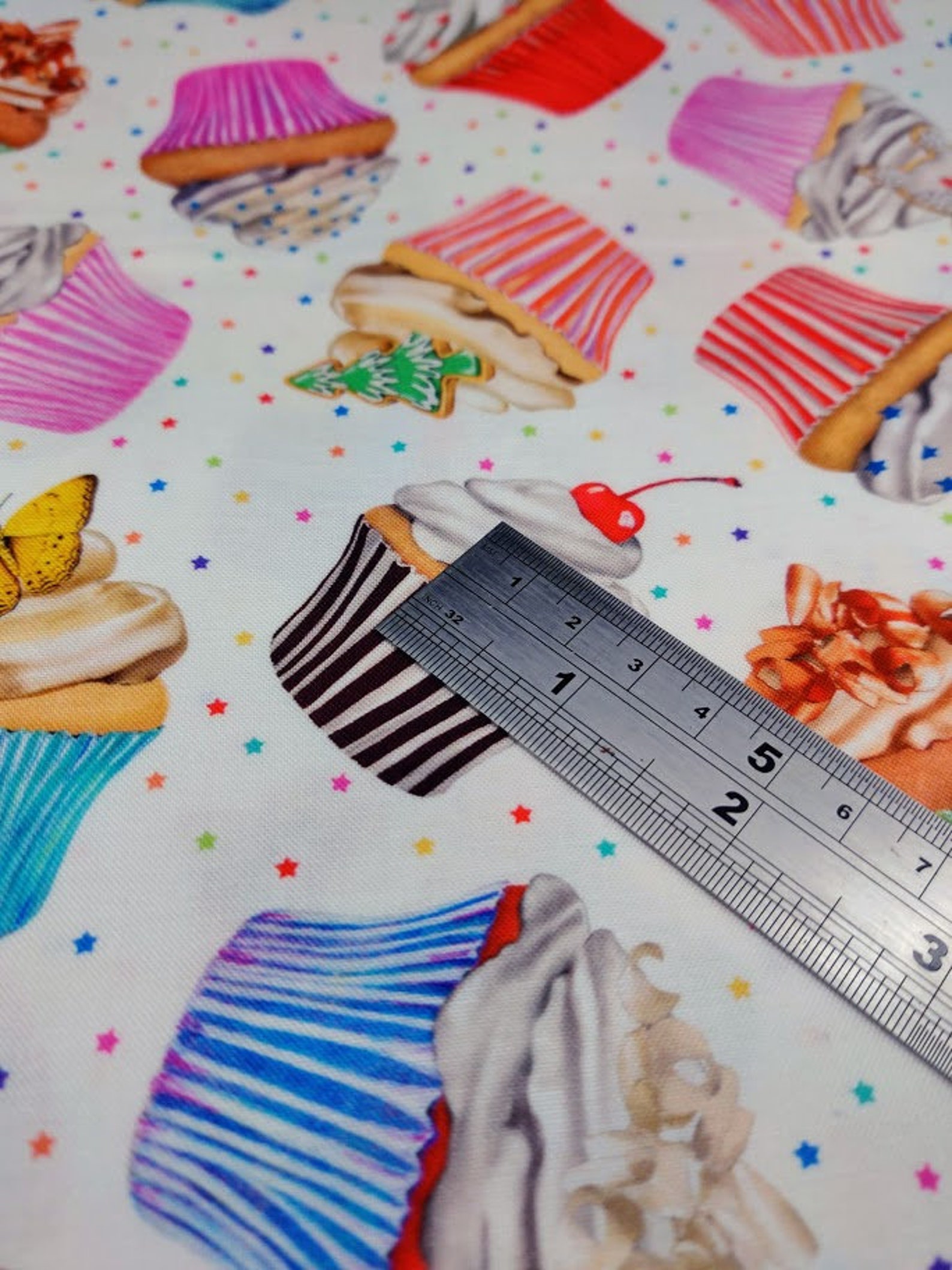 Baking Cotton Patchwork Fabric Cake Fabric Donut Fabric | Etsy