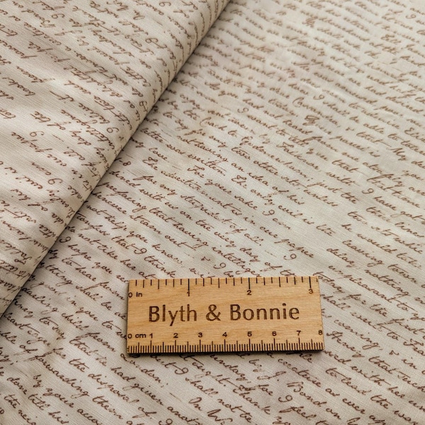 Handwriting Fabric - Etsy