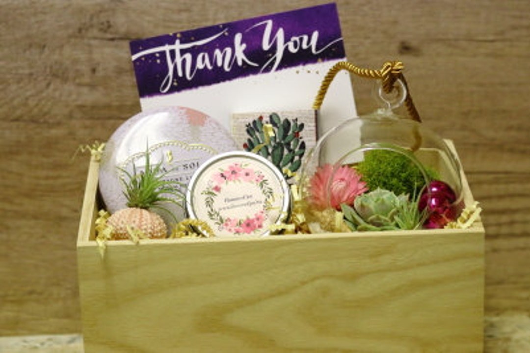 Terrarium Gift Box - Thank You! - Etsy