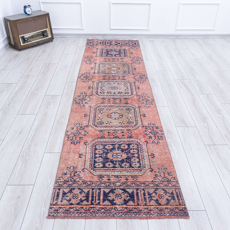 Blue Turkish Runner - Etsy