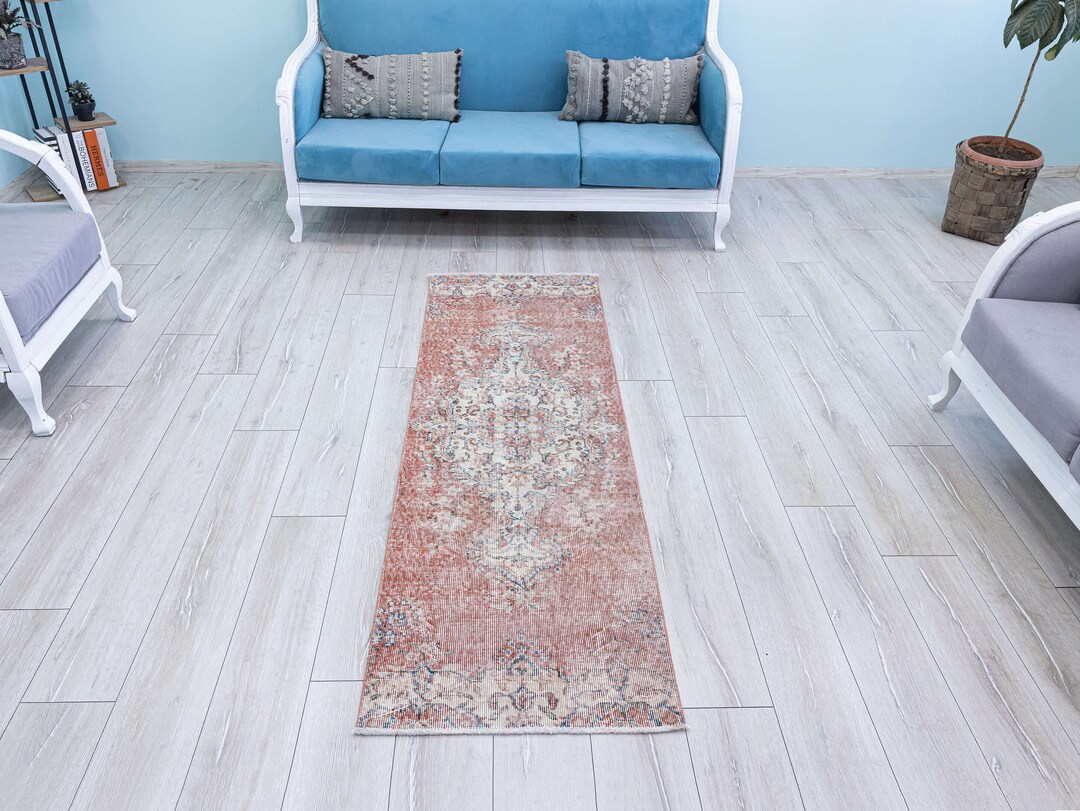 2x6 Vintage Runner With Medallion Pattern for Narrow Corridors,pastel ...