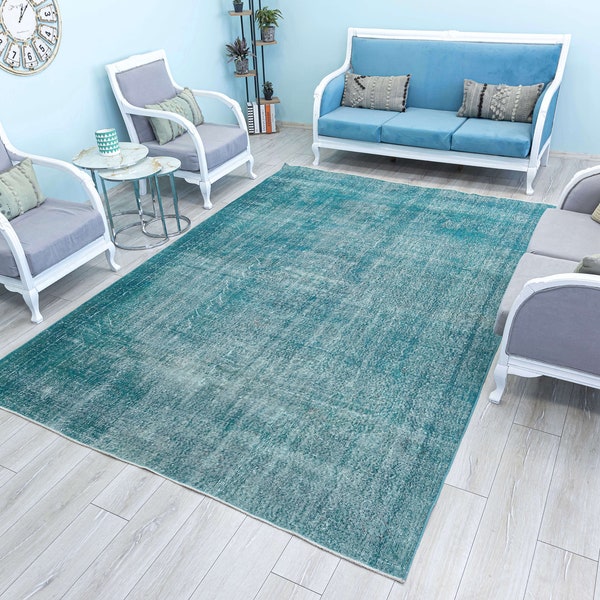 Teal Rug - Etsy