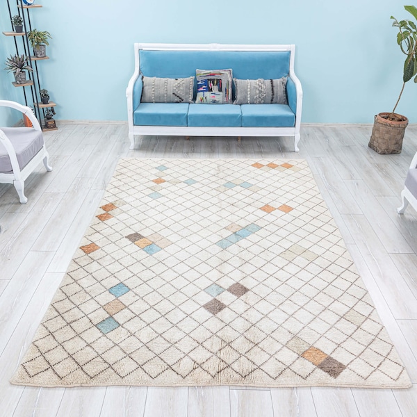 Geometric Rug - Etsy