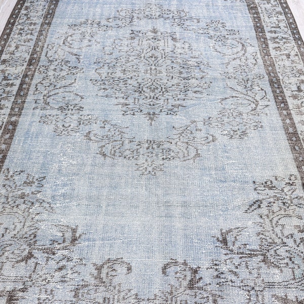 Blue Rug - Etsy