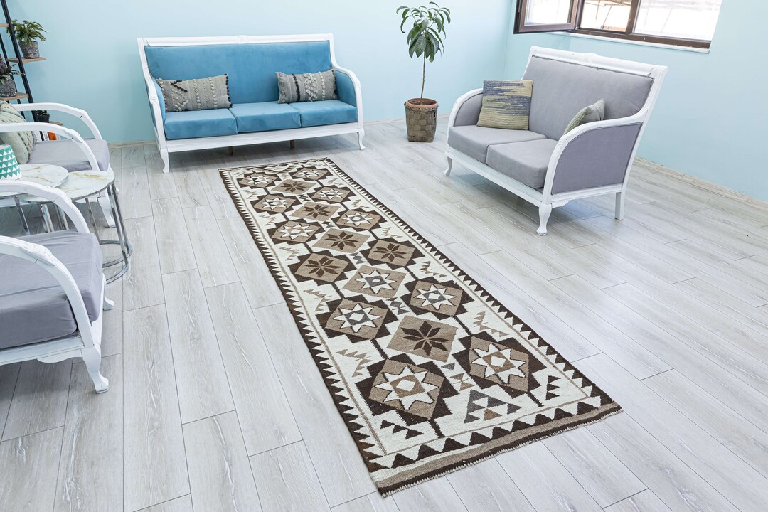 Geometric Runner Rug 3x11 Kitchen Runner Rug 3x12 Vintage Runner Rug ...