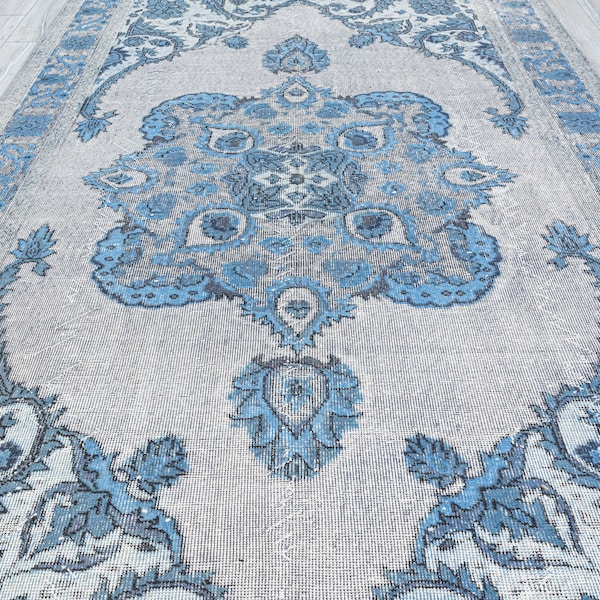 Blue Vintage Rug - Etsy