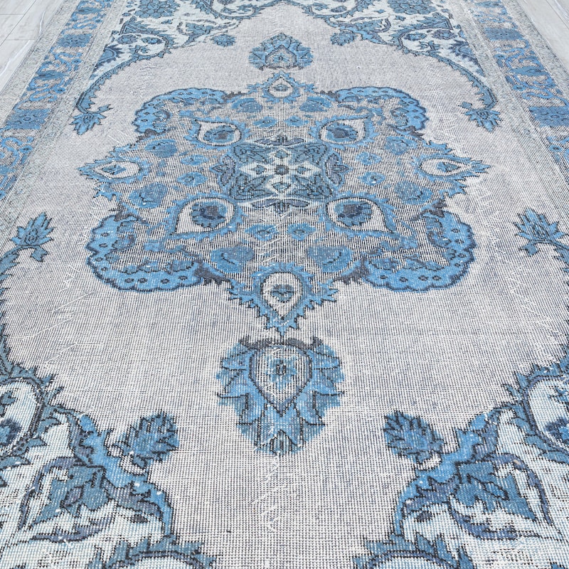 Blue Vintage Rug - Etsy