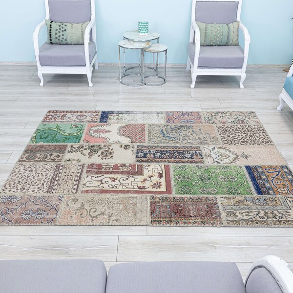 Patchwork Carpet - Etsy