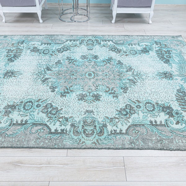 Turquoise Rug - Etsy
