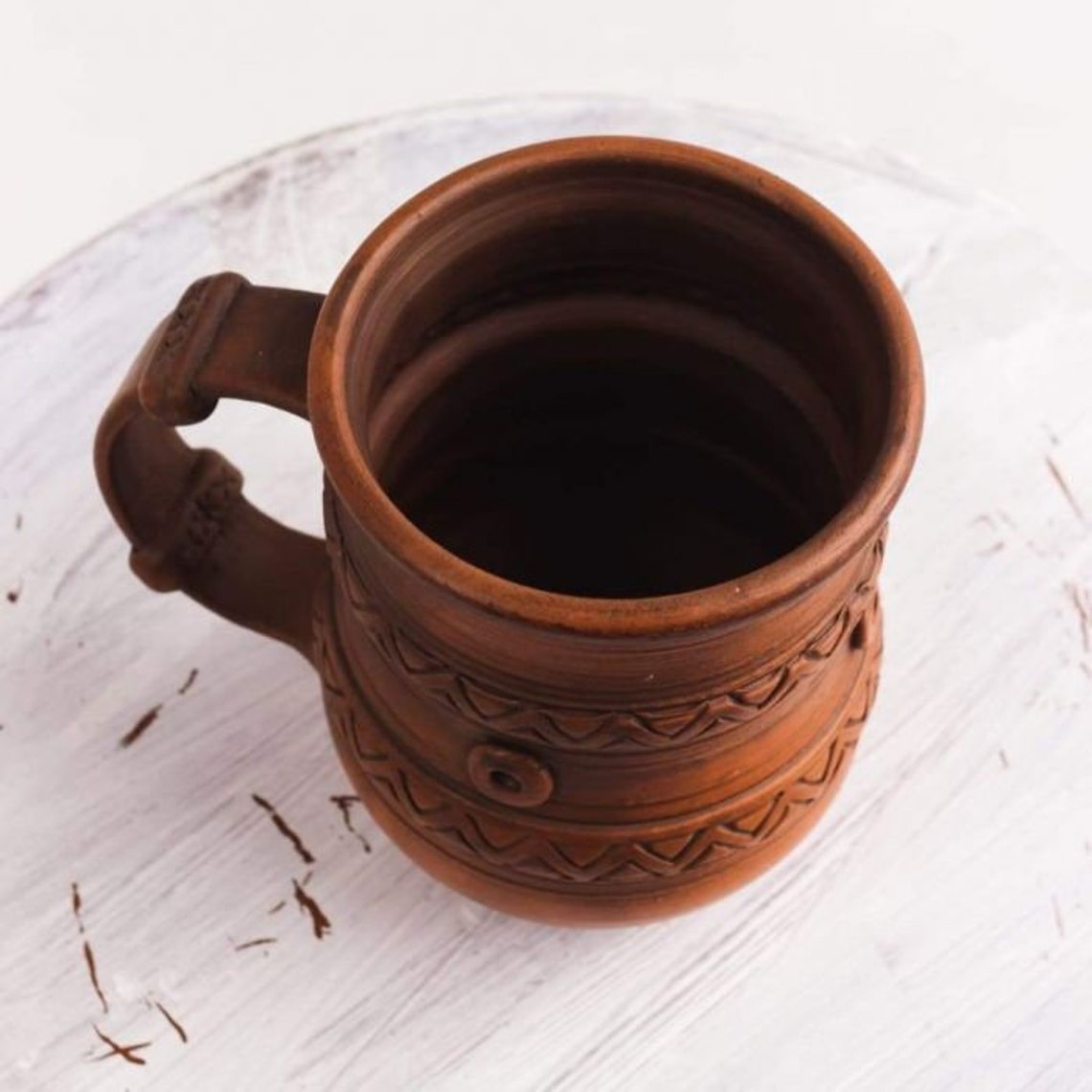 Clay Beer Mugs With Handle Oversized Ceramic 25 Oz Handthrown - Etsy