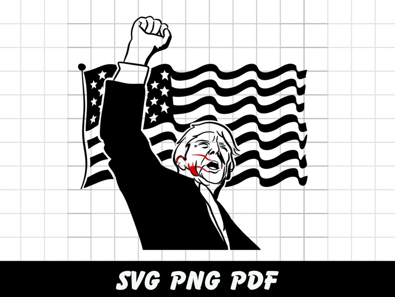 Donald Trump Svg, Donald Trump Survive Svg, Donald Trump Fight ...