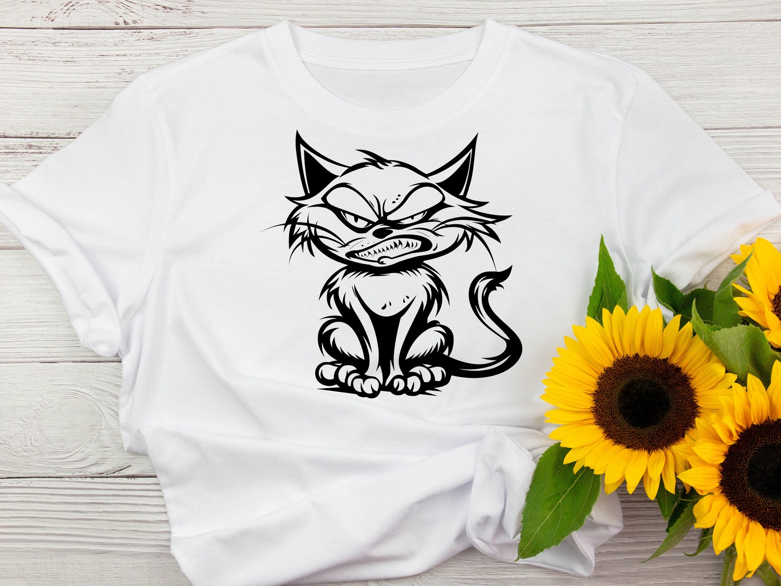 Angry Cat Svg |spooky Cat SVG Png Def Eps Pdf - Evil Cat Svg, Cat Svg ...