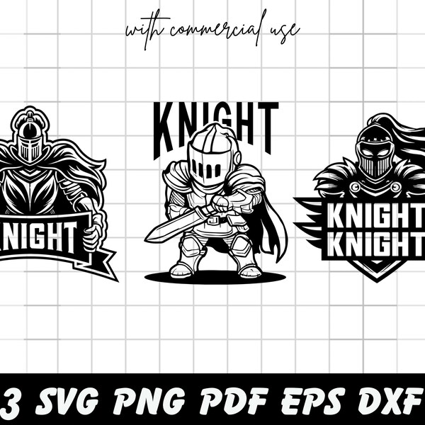 Knights Svg - Etsy