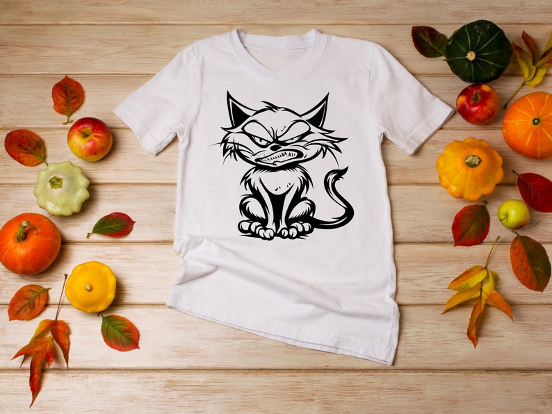 Angry Cat Svg |spooky Cat SVG Png Def Eps Pdf - Evil Cat Svg, Cat Svg ...