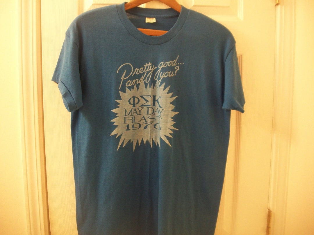 Vintage 70s Phi Sigma Kappa T Shirt Large May Day 1976 Blast Phi Sig ...