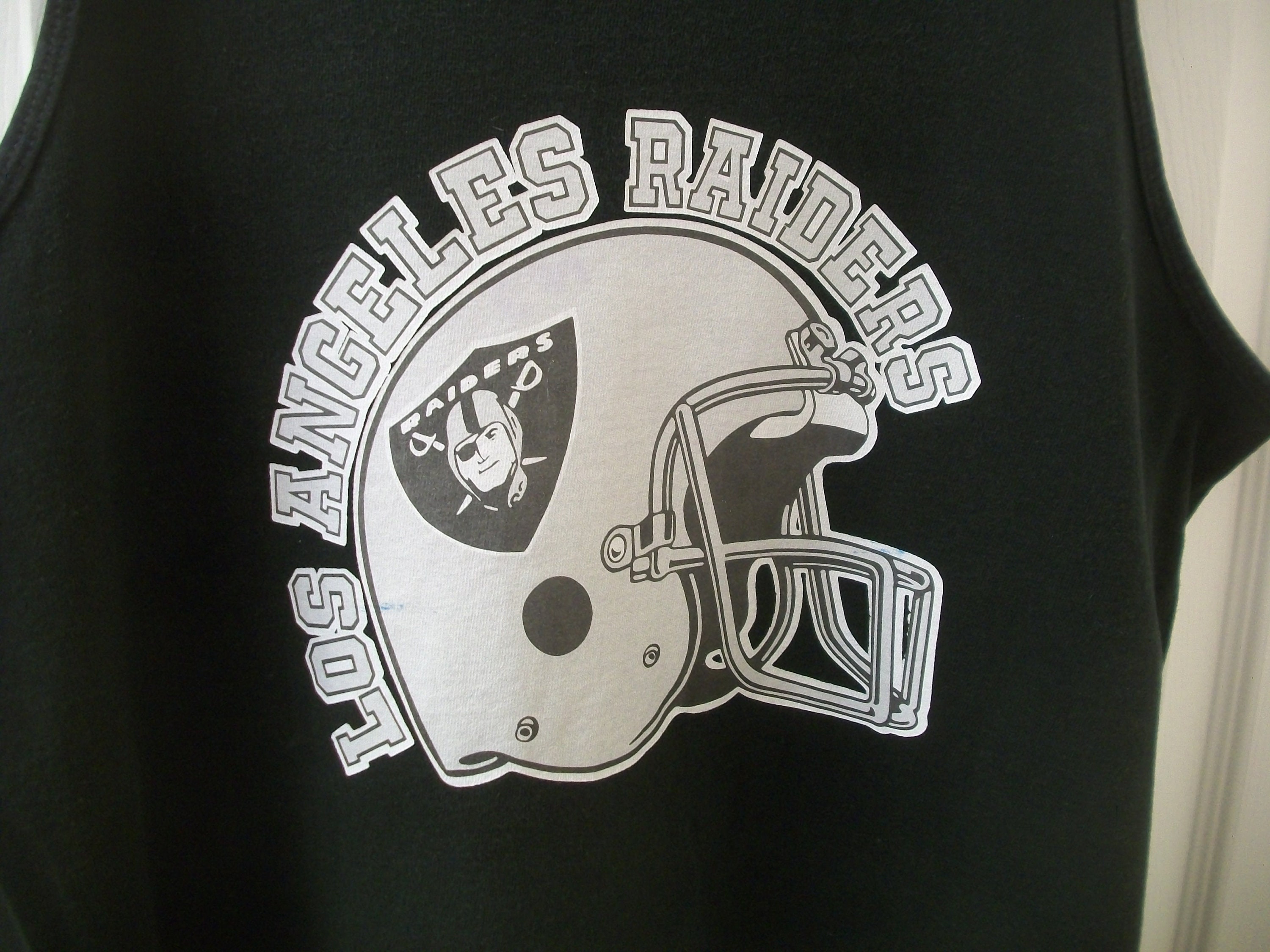 Vintage 80s Los Angeles Raiders T Shirt Large Tank Top Muscle - Etsy