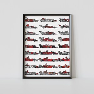 Ferrari F1, F1 Poster (instant / Digital Download) - Etsy