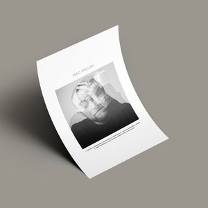 Mac Miller, Album Cover Poster (instant / Digital Download) - Etsy ...