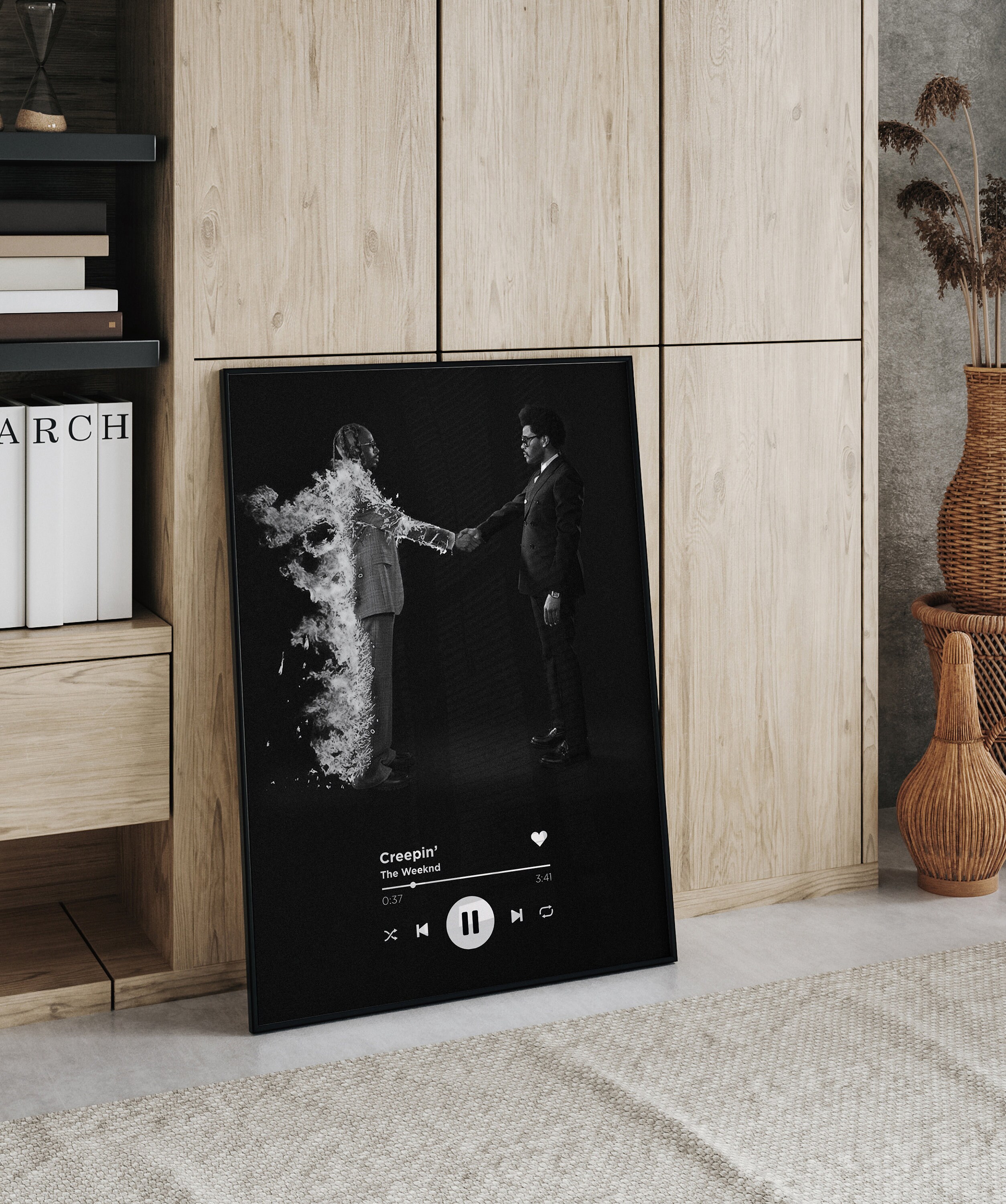 The Weeknd, Creepin Cover Poster (instant / Digital Download) - Etsy