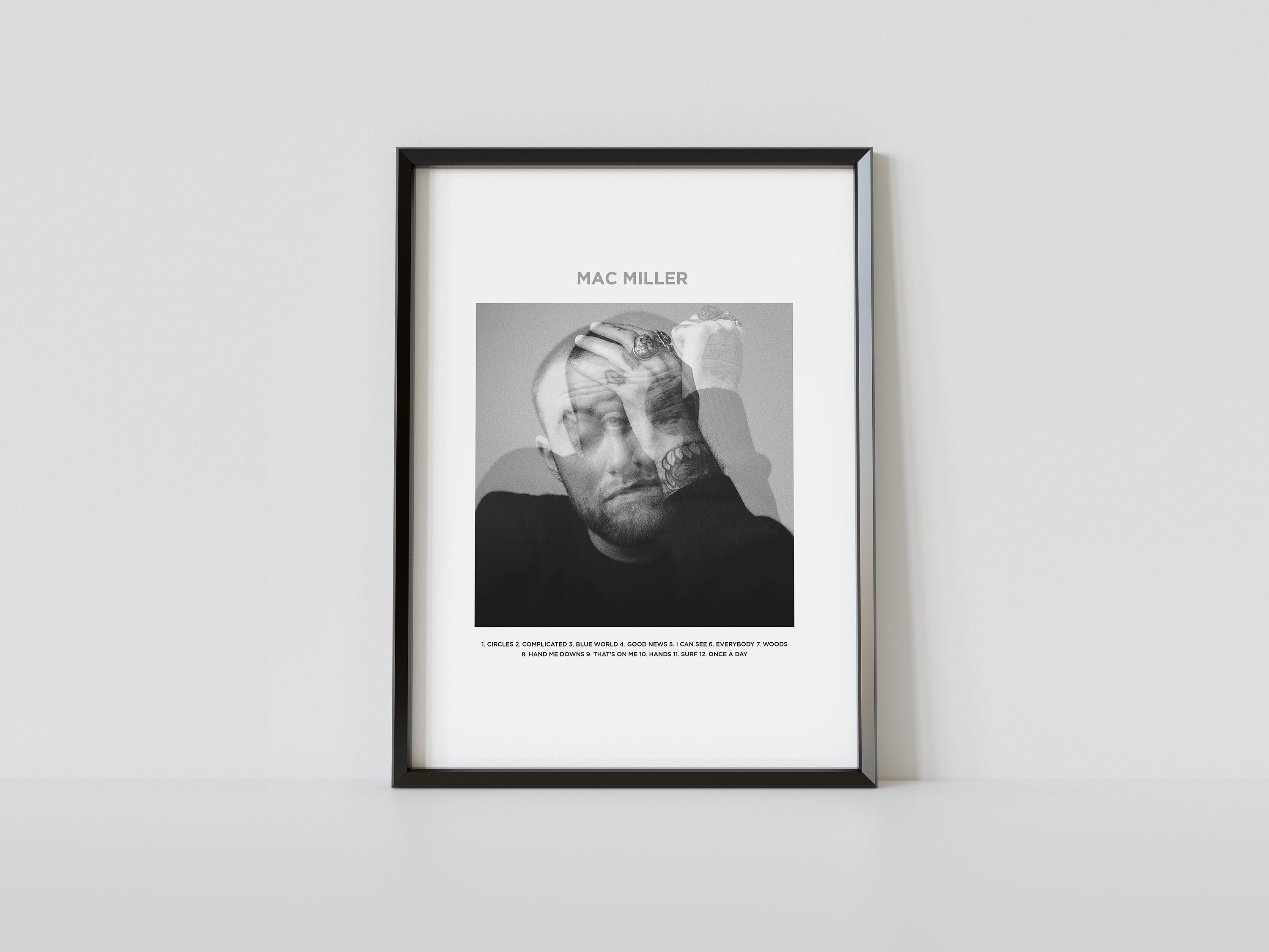 Mac Miller Poster Album Cover print / Framed - Etsy