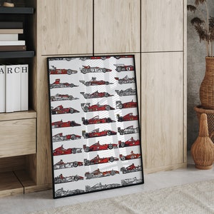 Ferrari F1, F1 Poster (instant / Digital Download) - Etsy