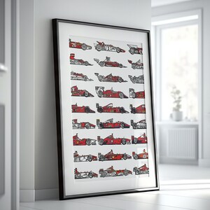 Ferrari F1, F1 Poster (instant / Digital Download) - Etsy