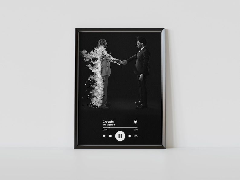 The Weeknd, Creepin Cover Poster (instant / Digital Download) - Etsy