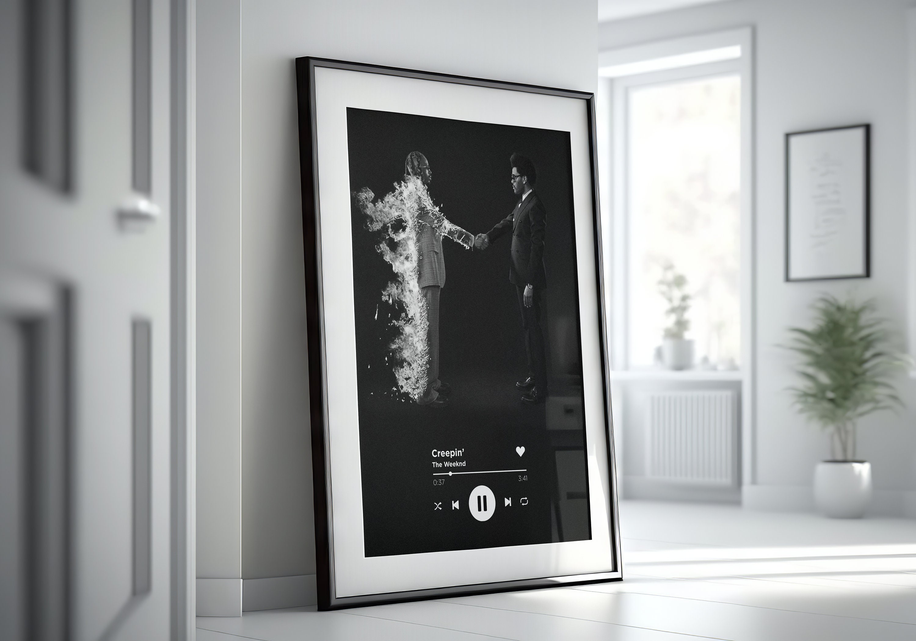 The Weeknd, Creepin Cover Poster (instant / Digital Download) - Etsy