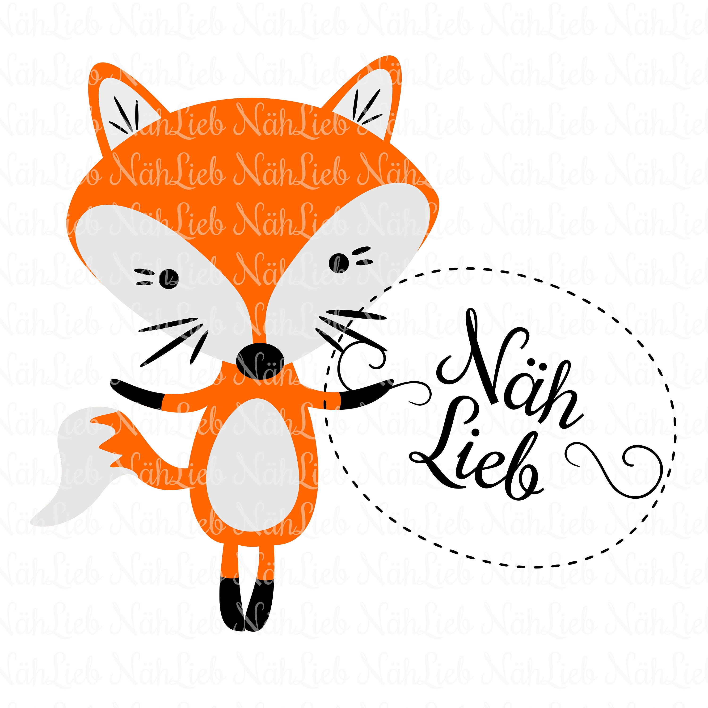 Plotterdatei Füchschen Fuchs SVG DXF PNG Cutting files - Etsy.de