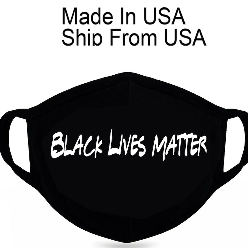 Black Lives Matter Mask - Etsy