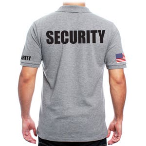 American Security Polo Shirt Black/ Gray/ Navy/ Red/ Royal Blue/ White ...