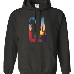 California Logo 'CA' Hoodie - Etsy