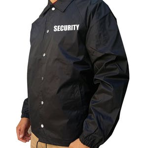Security Windbreaker Waterproof Black/navy - Etsy