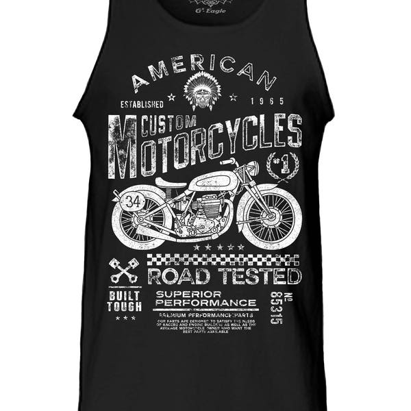 Motorcycle Tank Top - Etsy
