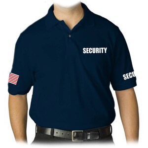 American Security Polo Shirt Black/ Gray/ Navy/ Red/ Royal Blue/ White ...