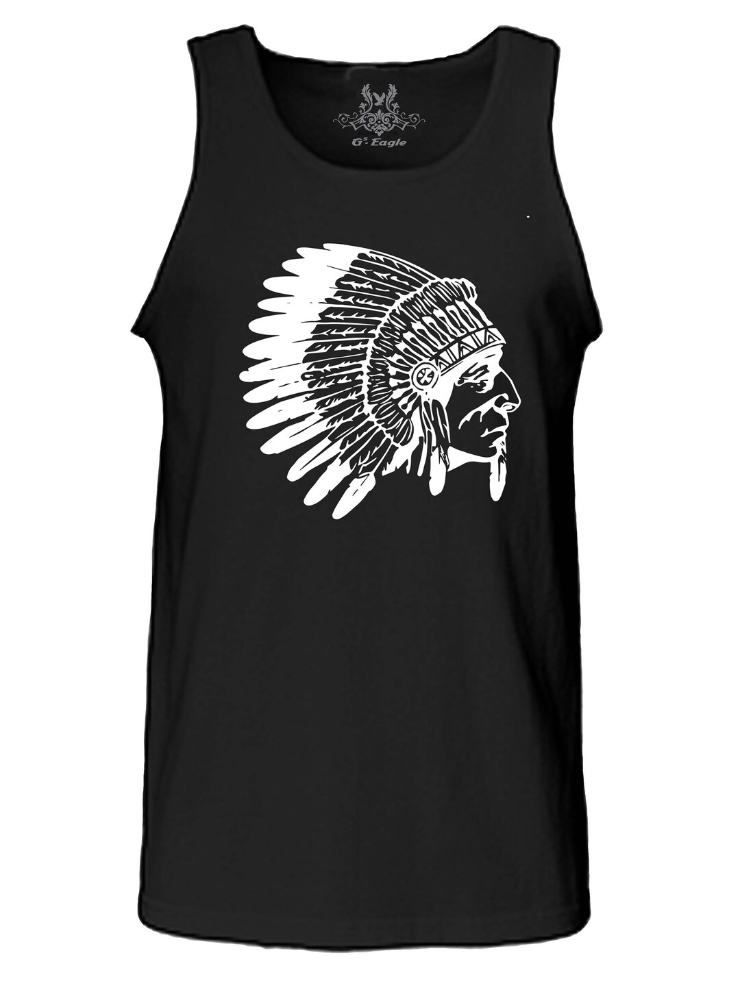 New Graphic Printed Native American Tank Top - Etsy